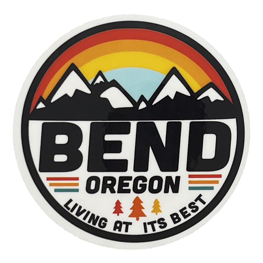 Bend OR Round Sticker – The Bend Store