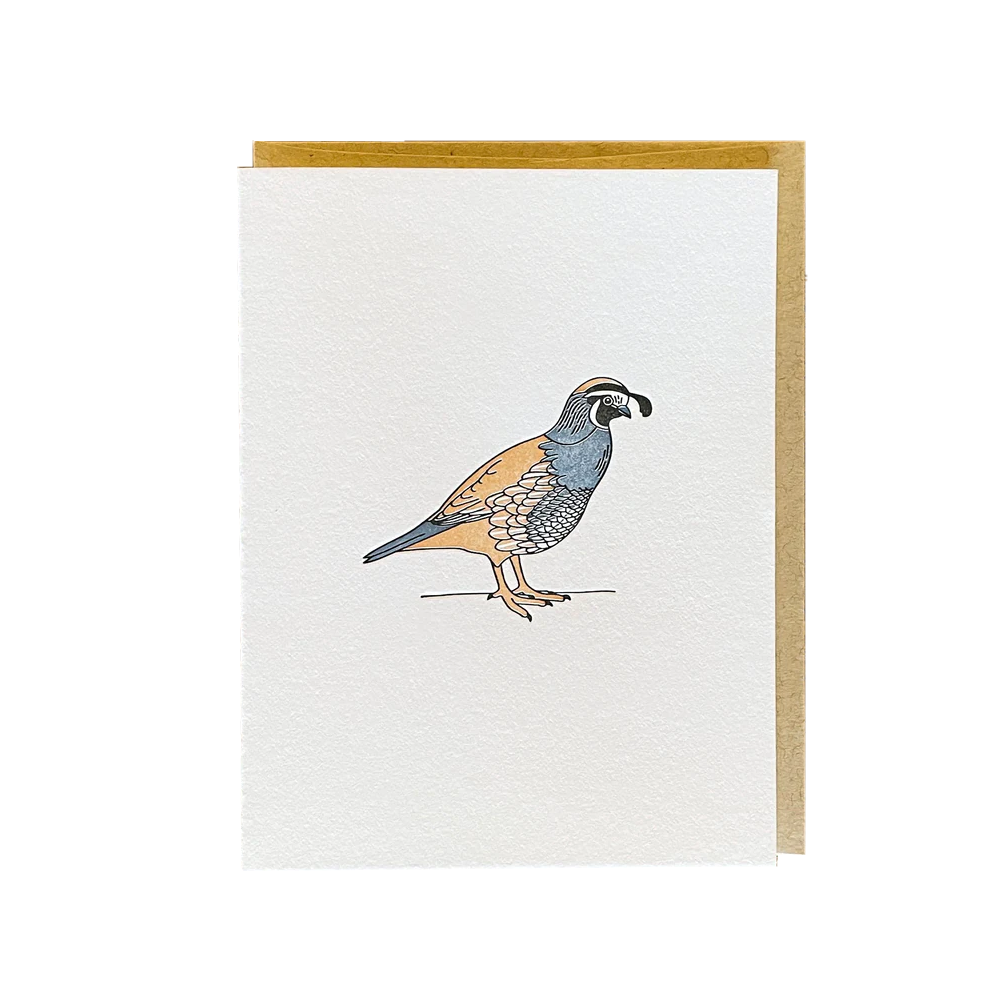 California Quail Card – The Bend Store
