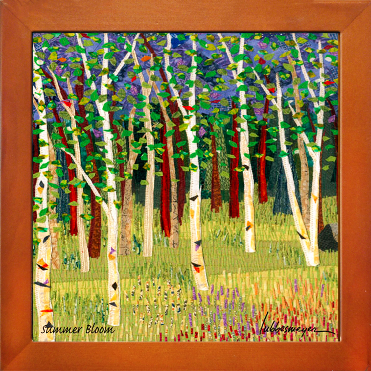 Summer Bloom Framed Tile – The Bend Store