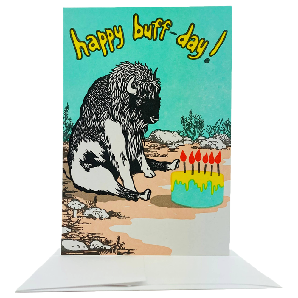 Buffalo Birthday Card – The Bend Store