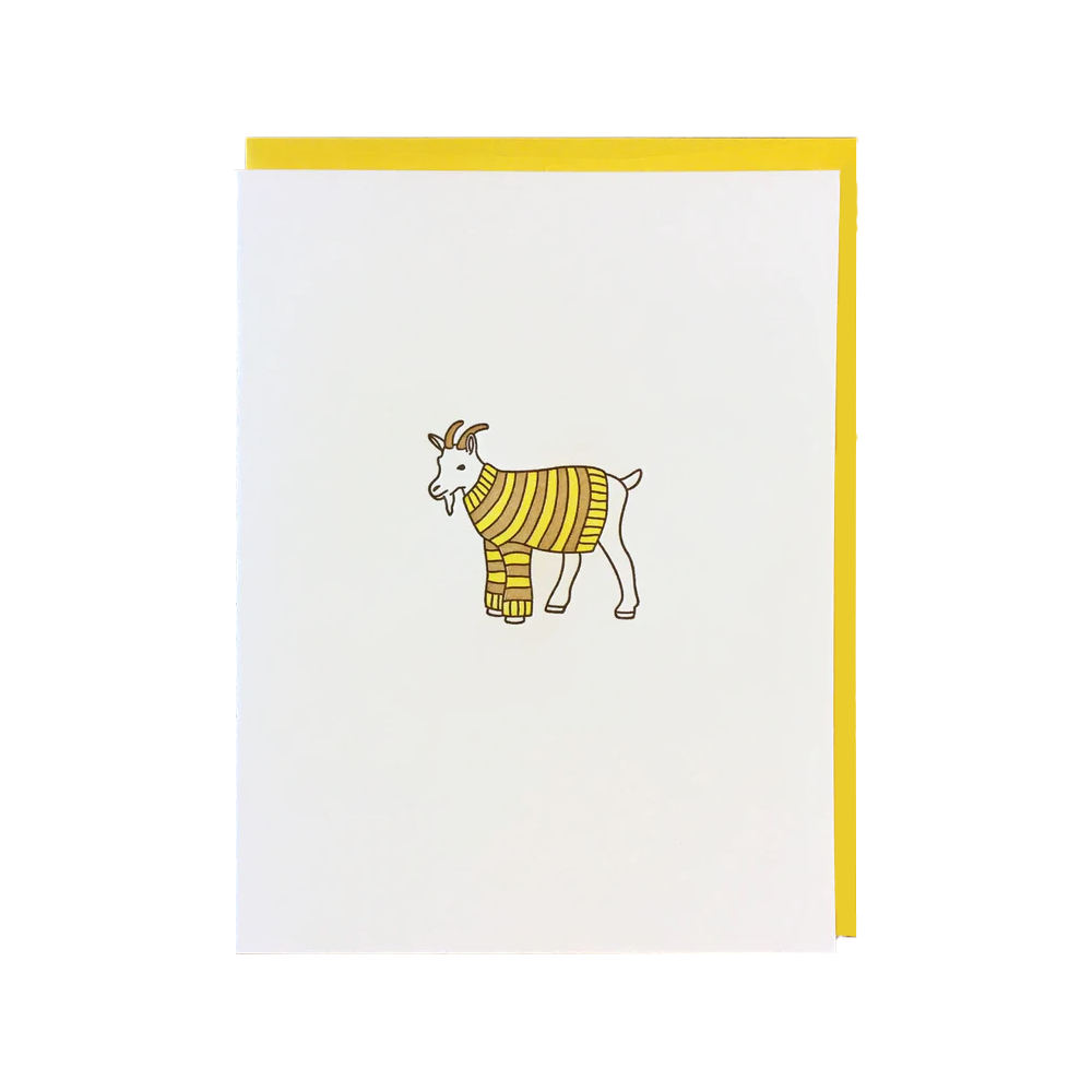 Goat Sweater Card – The Bend Store