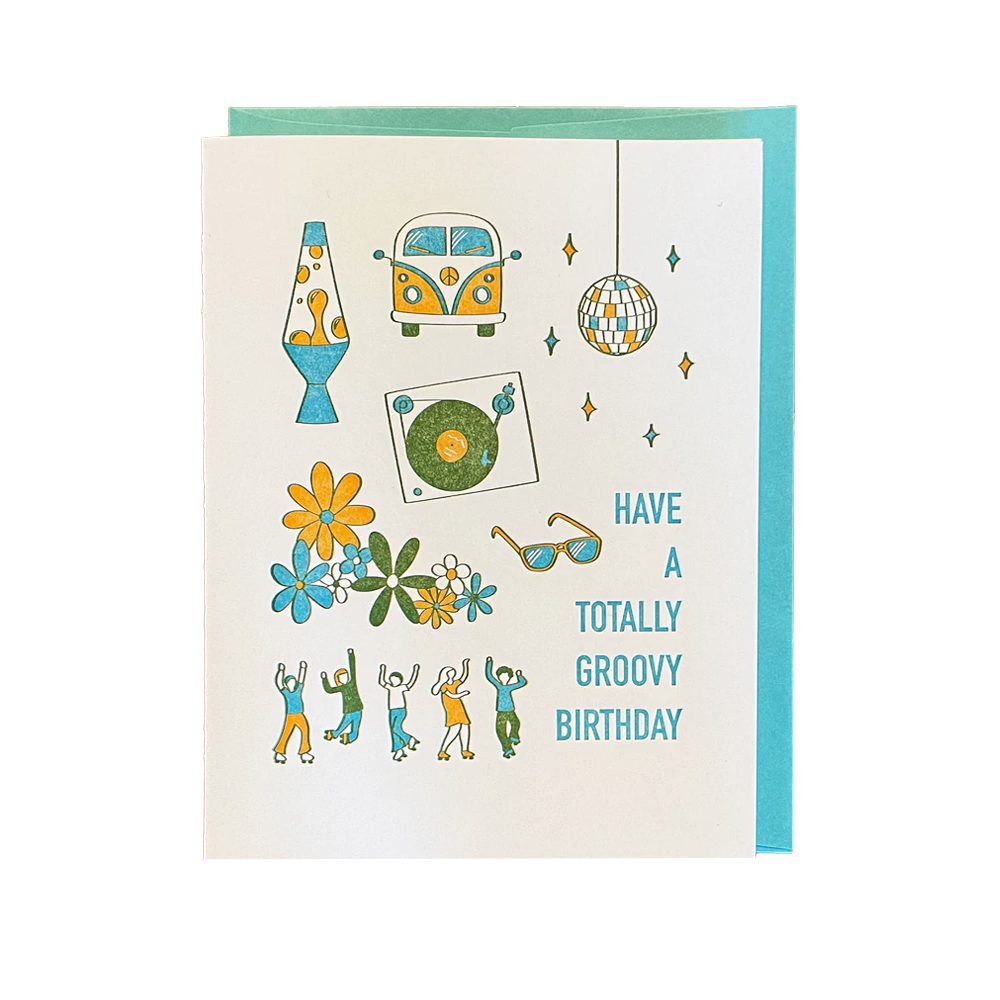 Totally Groovy Birthday Card – The Bend Store