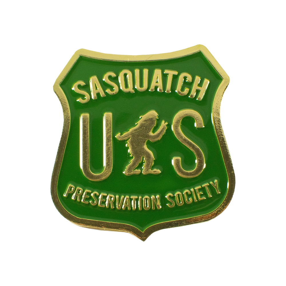 Sasquatch Preservation Society Lapel Pin – The Bend Store