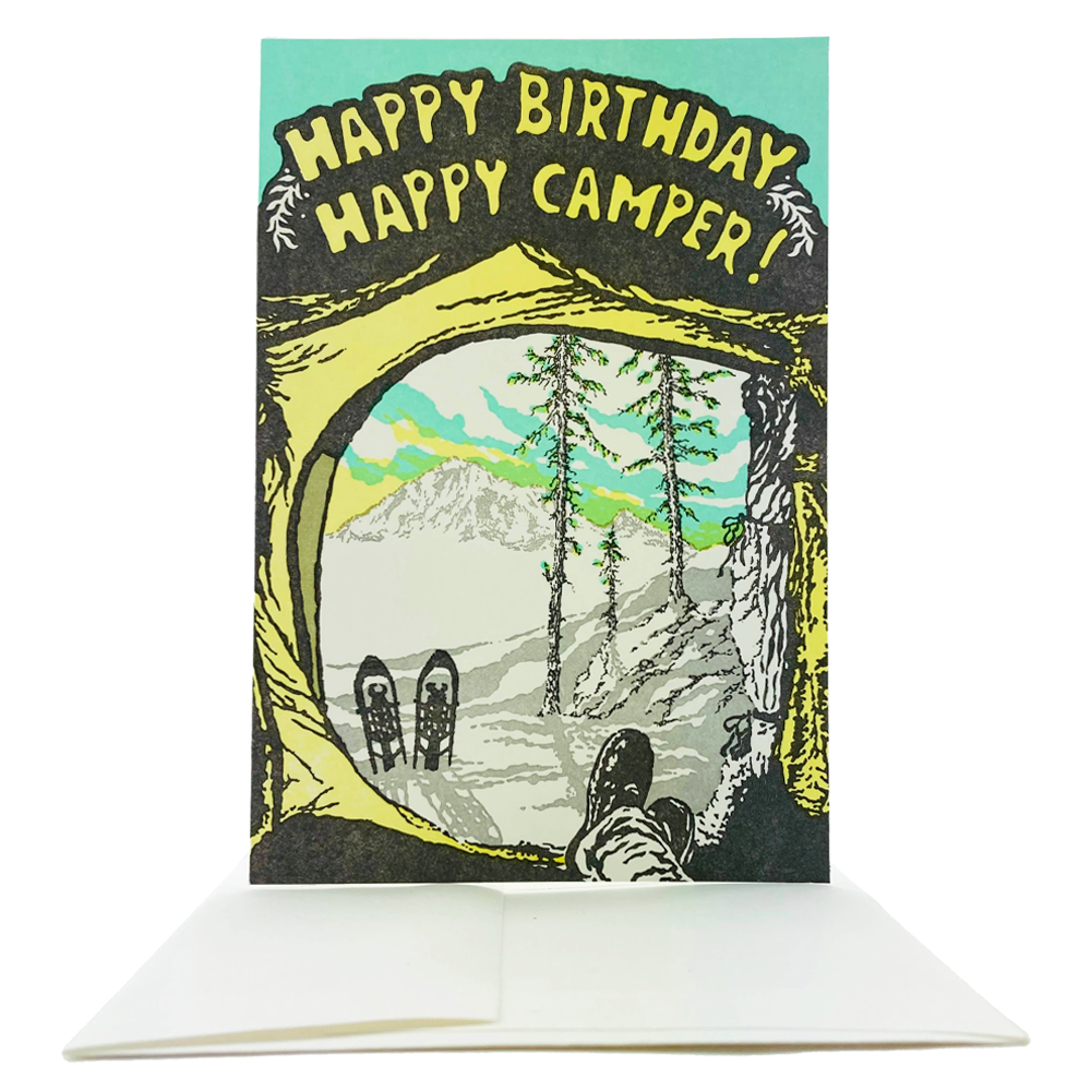 Happy Birthday, Happy Camper Card – The Bend Store