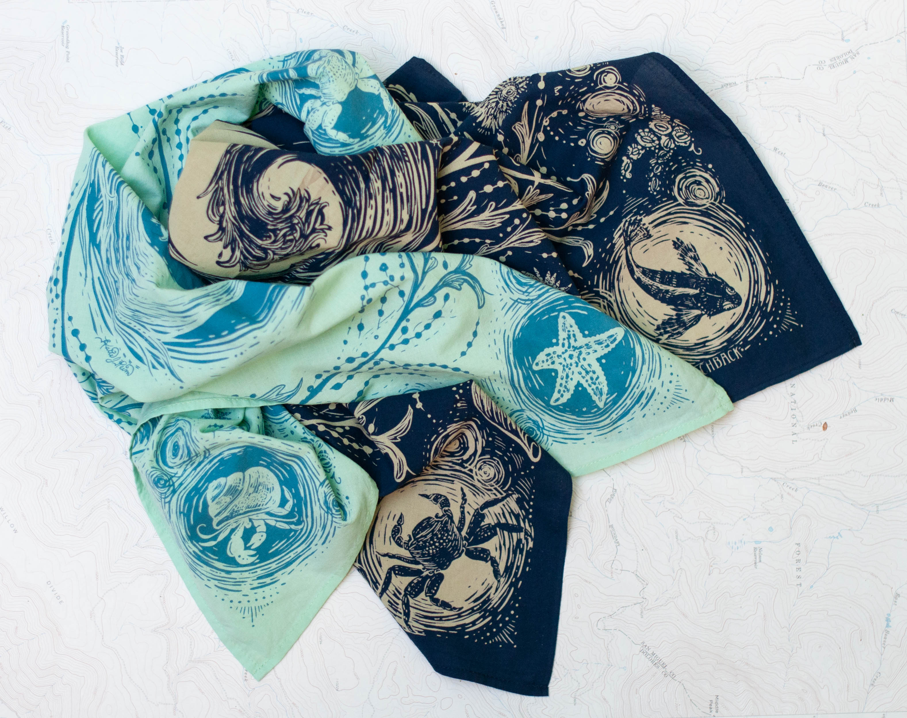 Tide Pool Bandana – The Bend Store