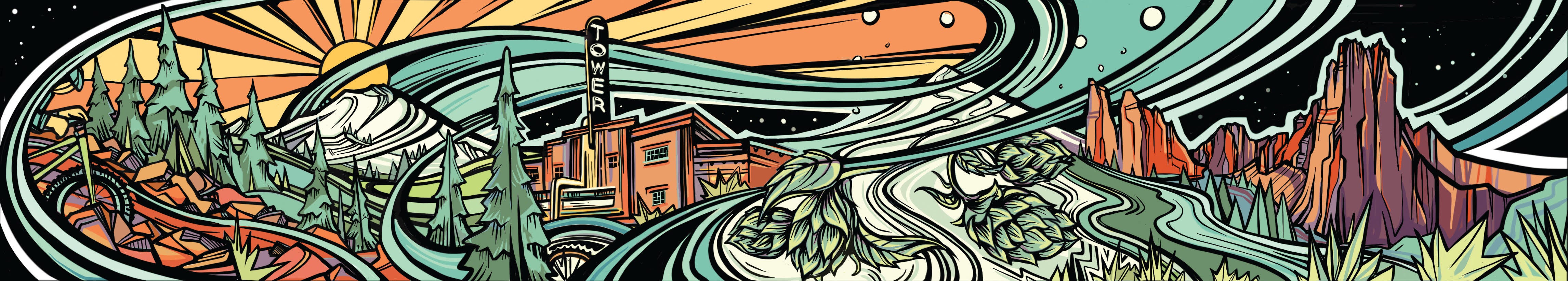 Bend Mural Sticker – The Bend Store